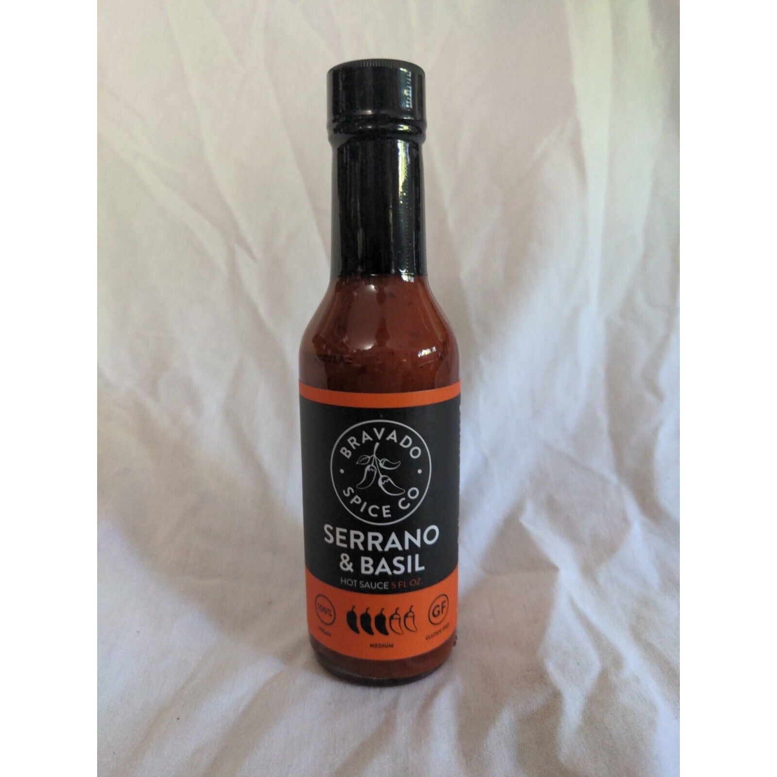 Bravado Serrano & Basil Hot Sauce 5 Ounce Glass Jar – Texan Spice