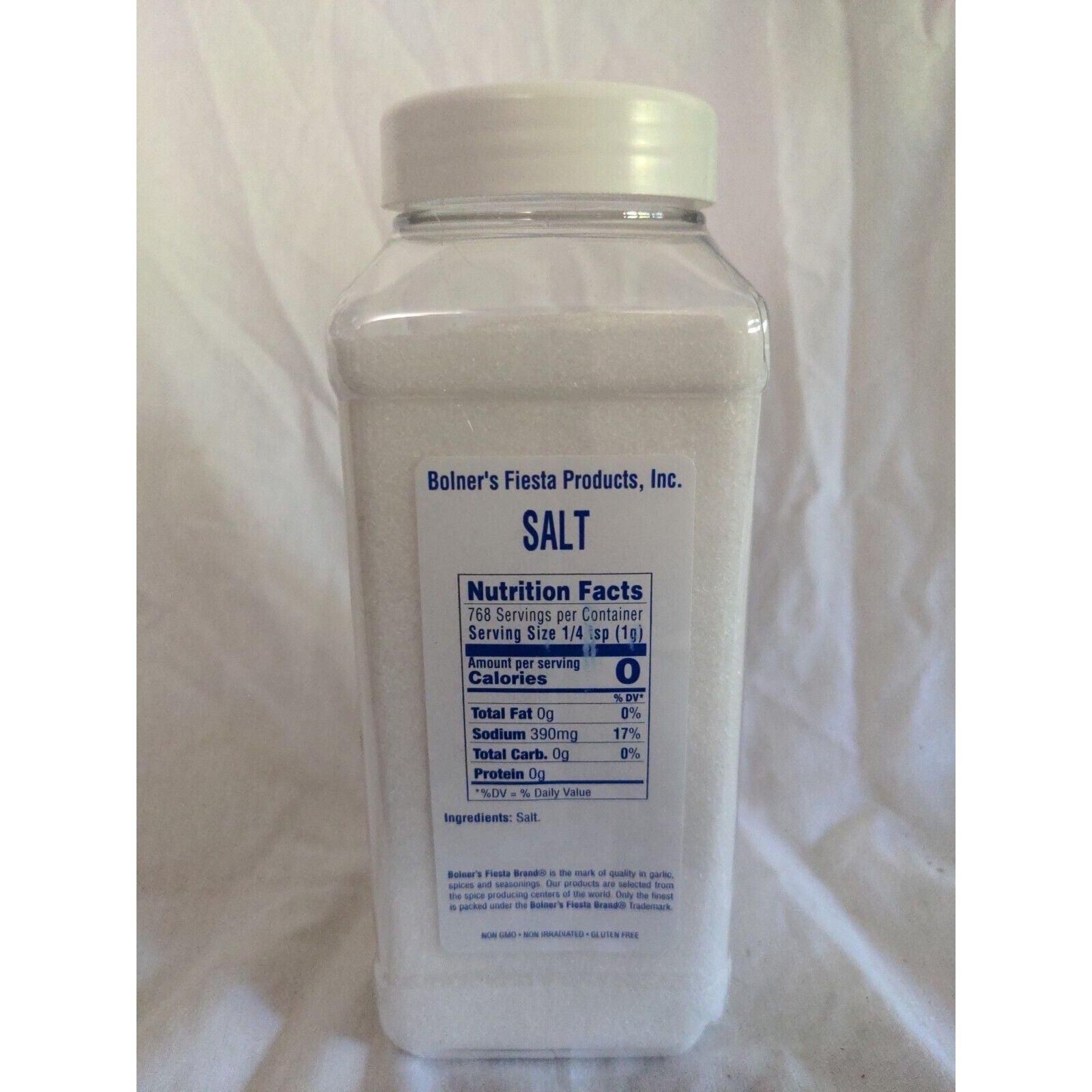 Bolner's Fiesta Coarse Sea Salt 2 Pound Container – Texan Spice