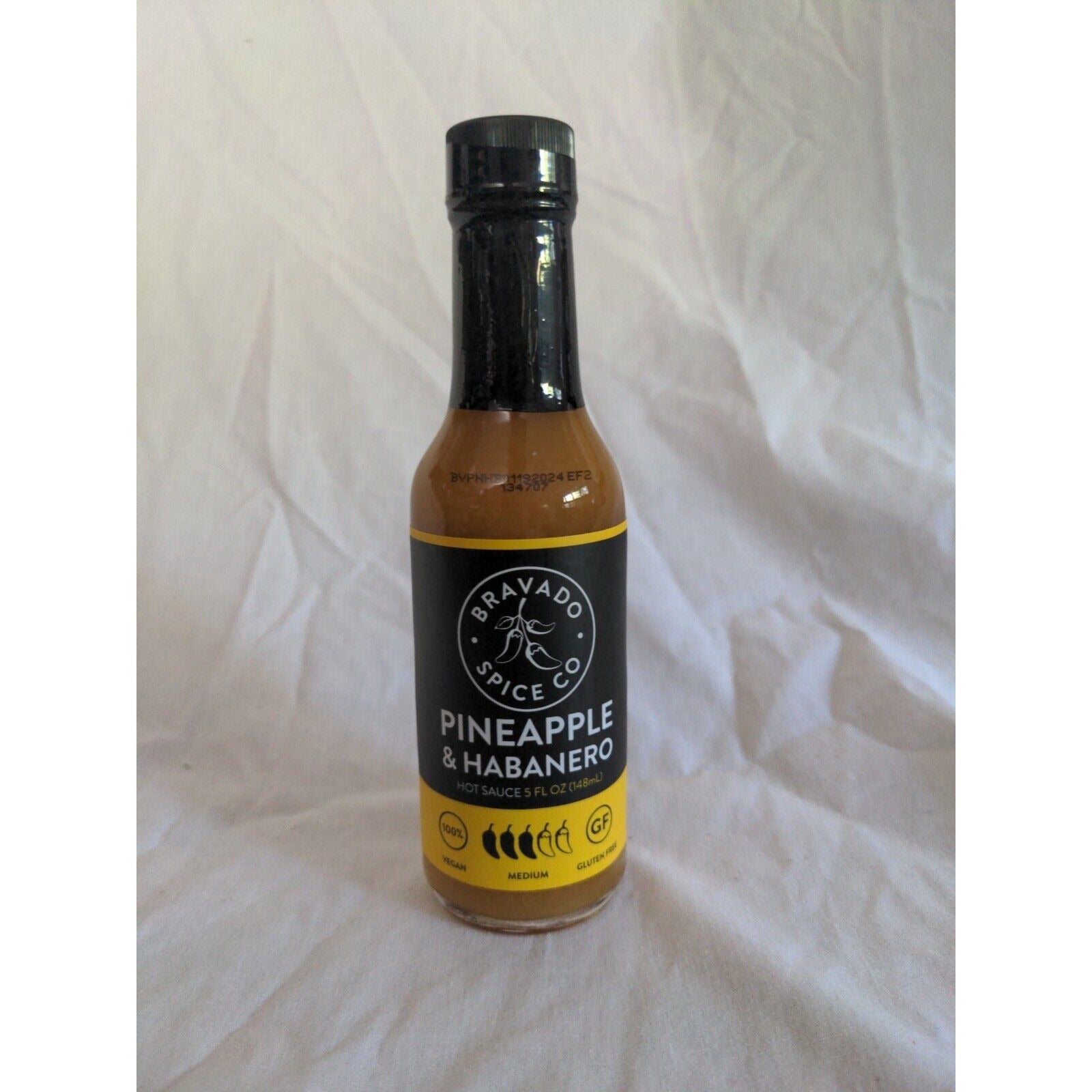 Bravado Spice Co Pineapple Habanero Hot Sauce 5 Ounce Glass Bottle ...